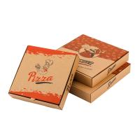 China Custom Insulated Pizza Boxes 6-24 Inch Sizes | FSC Certified Corrugated Packaging with Logo Printing for sale