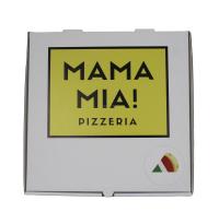 China ODM Reusable 18x18 Pizza Box Corrugated Paper Packaging with Silkscreen Print - 10 to 16 Inch Custom Sizes for sale