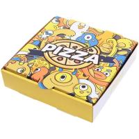 China Recyclable Printed Rigid Pizza Box 24x24 Kraft Paper Food Takeout Carton for sale