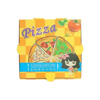China Custom Printed Pizza Slice Boxes Reusable Paperboard Container 1000 Pcs MOQ for sale