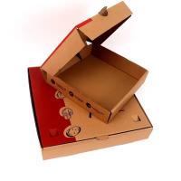 China Custom Recyclable Cardboard Foldable Pizza Box Food Packaging Paperboard 1000 Pcs MOQ for sale