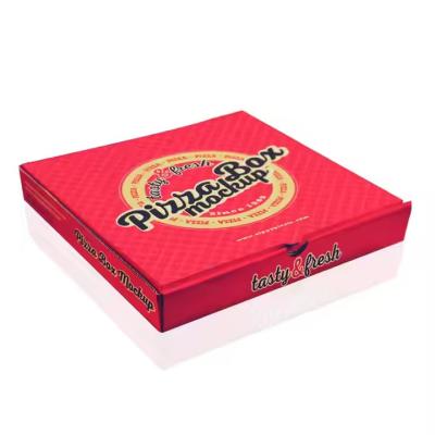 China Recycling Pizza Boxes Eco-Friendly Customizable Fast Food Packaging Free Design for sale