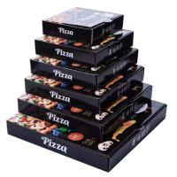 China Custom Biodegradable Pizza Boxes Eco-Friendly Kraft Takeaway Packaging in Different Shapes for sale