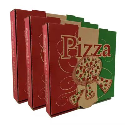 China Custom Biodegradable Pizza Boxes 7-30 Inch with Embossed Logo Printing - FSC & ISO Certified Eco-Friendly Packaging for sale