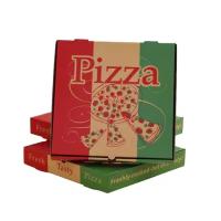 China Custom Printed Corrugated Pizza Boxes with Handles - 8