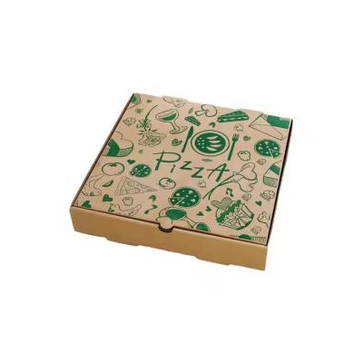 China Custom Logo Corrugated Pizza Boxes 8-18 Inch Sizes with FSC/ISO Certified Bulk Packaging for sale