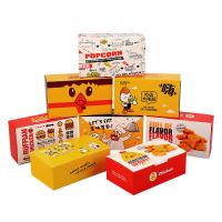 China Biodegradable Paper Hamburger Box 30,000pcs MOQ Custom Food Containers with 4C Offset Printing for sale