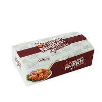 China Custom Eco-Friendly Paper Fried Chicken Boxes - 30,000 MOQ with Recyclable Cardboard Material for Food Packaging for sale