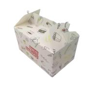 China Custom Biodegradable Fried Chicken Boxes 15x12x8cm - Eco-Friendly Fast Food Packaging with 6-12 Month Composting for sale