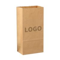 China Custom Kraft Paper Bags with Ribbon Handle - FSC Certified Recycled Material for Flower Stores & Bakeries for sale