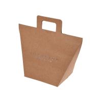 China Custom Brown Kraft Paper Bags for Food Packaging - 20,000 pcs MOQ with Self-Adhesive Seal and Recycled Materials for sale