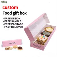 China Custom Foldable Cardboard Gift Box G-24-12-27 for Cakes, Macarons & Biscuits - Eco-Friendly Packaging with Custom Logo Printing for sale