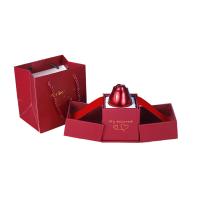 China Personalized Magnetic Wedding Jewelry Gift Box with Recycled Materials - Double Door Design & Custom Engraving Options for sale