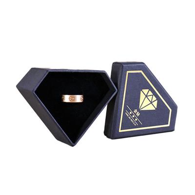 China Custom Shape Cardboard Jewelry Boxes with Open Cover Design - Multiple Sizes & Recyclable Material for sale