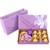 China Valentine's Day Chocolate Truffle Corrugated Gift Boxes - Custom Sizes 4-12 Inches, 2 lb Capacity for sale