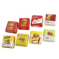 China FDA Approved Compostable Burger Box with Customizable Design and Biodegradable Materials for Restaurants for sale