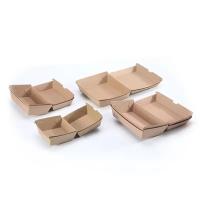 China Custom Printed Eco-Friendly Food Grade Burger Box for Takeaway Packaging for sale