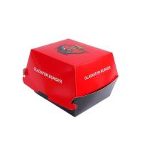 China Custom Logo Biodegradable Leakproof Burger Box for Fast Food Takeaway for sale