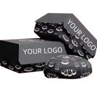 China Wholesale Custom Printed Foldable Kraft Burger Box 10x10x8 cm Eco-Friendly for sale