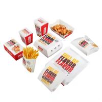China Recycled Kraft Paper Burger Box Custom Printed Takeaway Food Box 15x15x8cm for sale