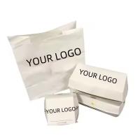 China Custom Eco-Friendly Kraft Paper Boxes for Fries Burgers 800g Capacity FSC Certified for sale