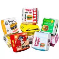 China Wholesale Custom Kraft Paper Takeout Containers 9x6x4 Inch for Fries Burgers Chicken Wings for sale