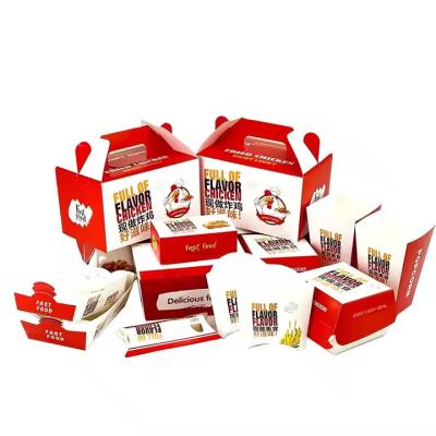 China Recyclable Food Catering Boxes Durable Kraft Paper Packaging for Takeaway for sale
