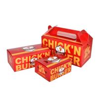 China Wholesale Custom Biodegradable Kraft Paper Fast Food Packaging Box 6x4 to 12x10 Inch for sale