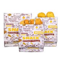 China Eco-Friendly Custom Logo Cardboard Fast Food Boxes for Hamburgers Fries Chicken 5000 pcs MOQ for sale