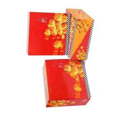 China Wholesale Custom Fast Food Takeout Paper Boxes for Hamburgers Fries Chicken Wings 5000 pcs for sale