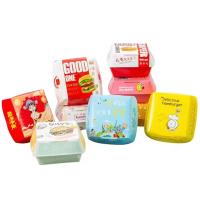China Customized Disposable Fast Food Packaging Box for Fried Chicken Hamburgers French Fries 5000 pcs MOQ for sale