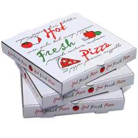 China Customized Pizza Packaging Boxes 5000 pcs Food Grade Recyclable Cardboard for sale