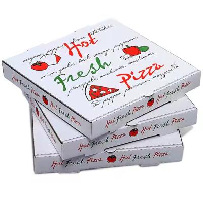 China Customized Pizza Packaging Boxes 5000 pcs Food Grade Recyclable Cardboard for sale