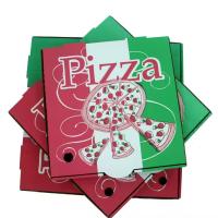 China Rigid Boxes Customized Pizza Box Size Biodegradable Fast Food Grade Corrugated Paper Packaging Box for sale