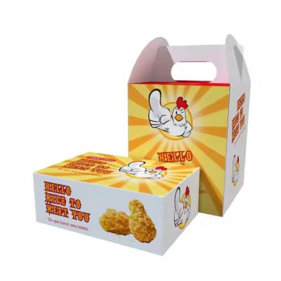 China Custom FSC Certified Food Grade Paper Box for Hot Dog French Fried Chicken Takeaway Offset Printing 5000 Pcs MOQ for sale