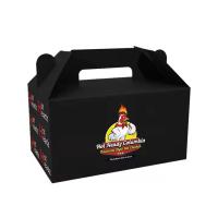China Custom Eco-Friendly Fried Chicken Box with Handle FSC Certified 5000 Pcs MOQ for sale