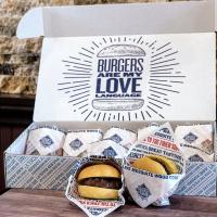 China Burger Box Custom Logo Bento Hamburger Disposable Clamshell Packaging Burger Box for sale