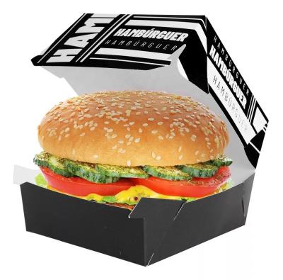 China Custom Logo Clamshell Takeaway Box for Sandwiches 6x4x2 inch Food Packaging for sale