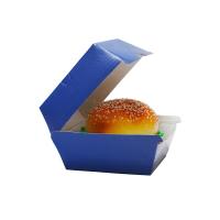 China Custom Logo Biodegradable Corrugated Burger Box 6x6 Inch Wholesale FSC Certified for sale