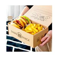 China Custom Food Grade Burger Box for French Fries and Fried Chicken Takeaway 1000ml for sale