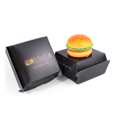 China Wholesale customization of biodegradable recyclable and eco-friendly disposable burger boxes for sale