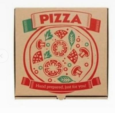 China Wholesale Custom Corrugated Pizza Boxes 10-16 Inch Eco Friendly Food Takeaway Boxes for sale