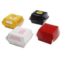 China Custom Disposable Fast Food Paper Box Automatic Printing Process Machine 250-350gsm FSC Certified for sale