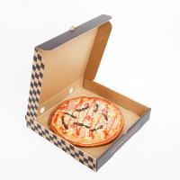 China Custom Eco-Friendly Biodegradable Corrugated Pizza Box 8-16 Inch FSC Certified for sale