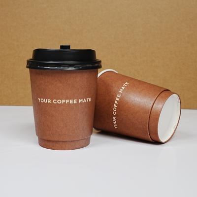 China Wholesale Custom Eco Friendly Compostable Hot Coffee Paper Cup 8oz 12oz 16oz 20oz Plastic Free for sale