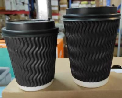 China Eco-Friendly Custom Double Walled Coffee Paper Cup 6 Oz 8 Oz 10 Oz 12 Oz 16 Oz with Lid for sale