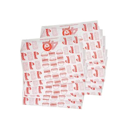 China Custom Printed Biodegradable Greaseproof Paper 20x20cm to 30x30cm with FSC FDA Certification for sale