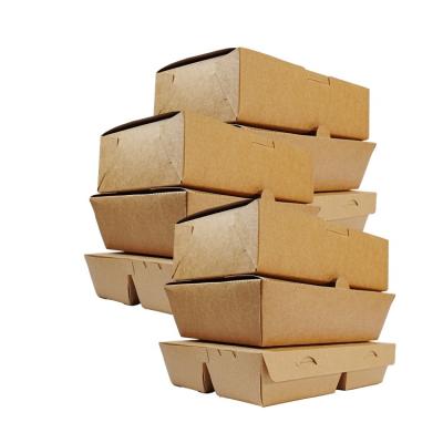 China Custom Biodegradable Food Grade Paper Salad Box 280-320gsm Eco Friendly Takeaway for sale