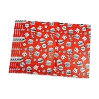 China Custom Eco-Friendly Greaseproof Food Packaging Paper 25x25cm 30x30cm 40-60gsm with FSC Certification for sale