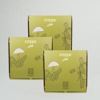 China Customized printed logo biodegradable corrugated cardboard disposable fast food pizza box for sale